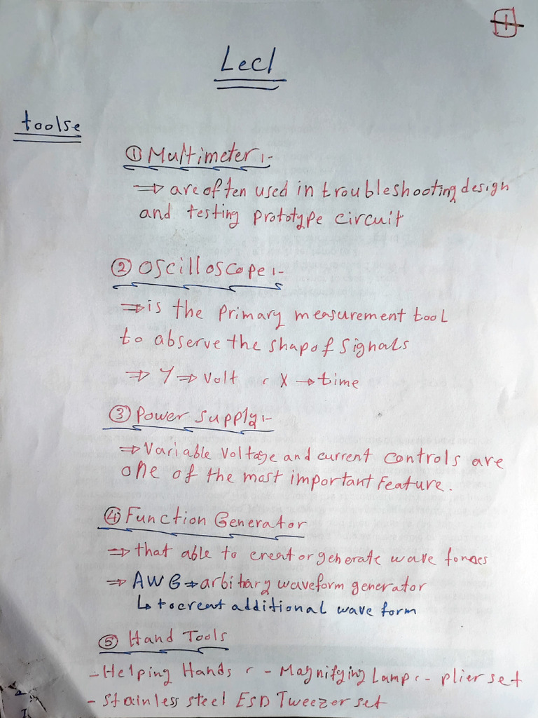 lec 1 معمل | PDF | Electronic Engineering | Information And Communications Technology