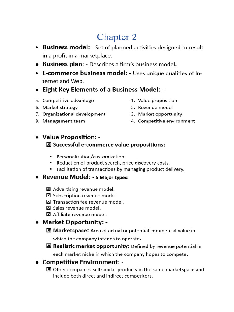 Chapter 2 | PDF | E Commerce | Sales