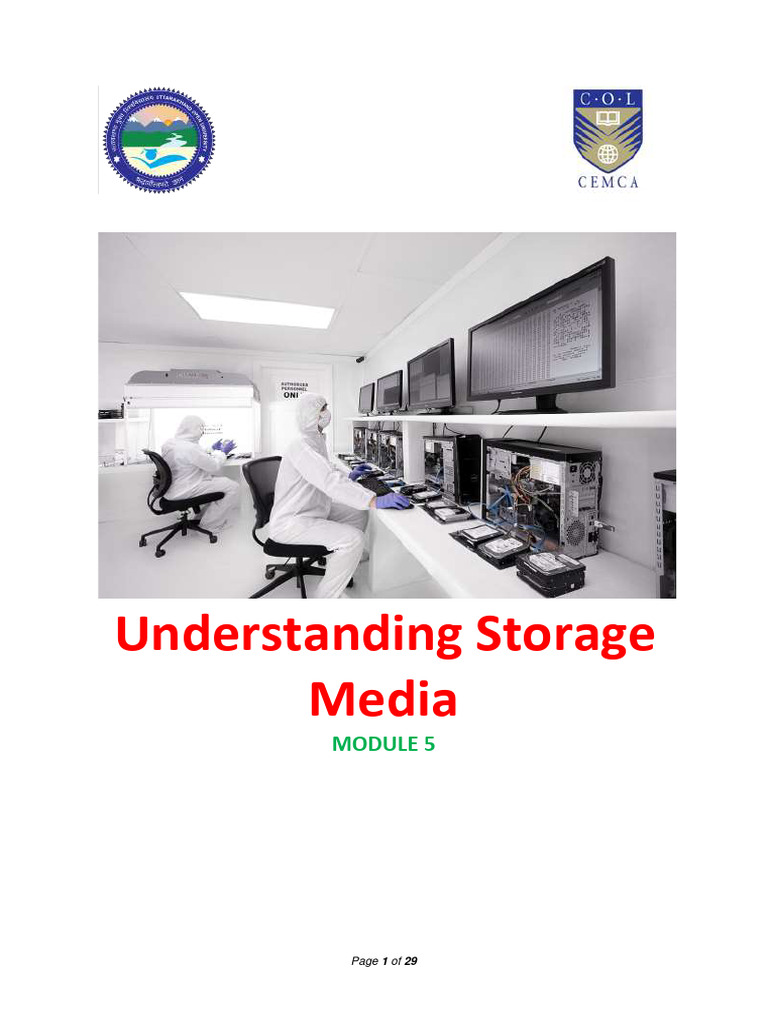 Module 05 Understanding Storage Media and File System | PDF | Hard Disk Drive | Booting