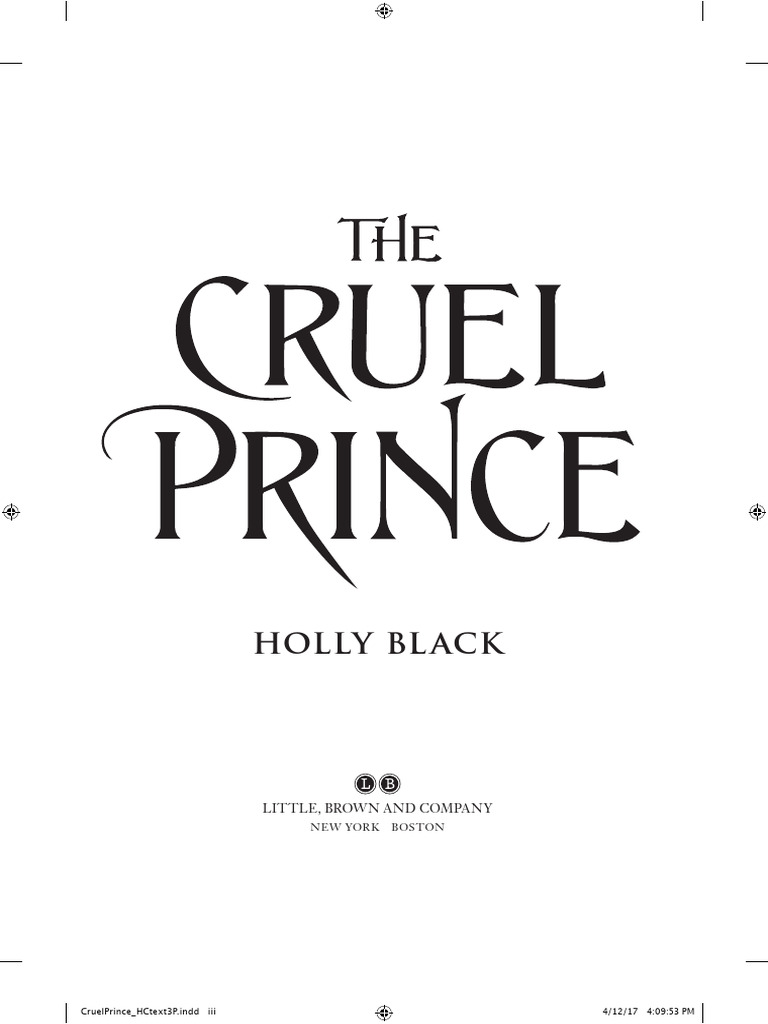 Thecruelprince Chap1 | PDF