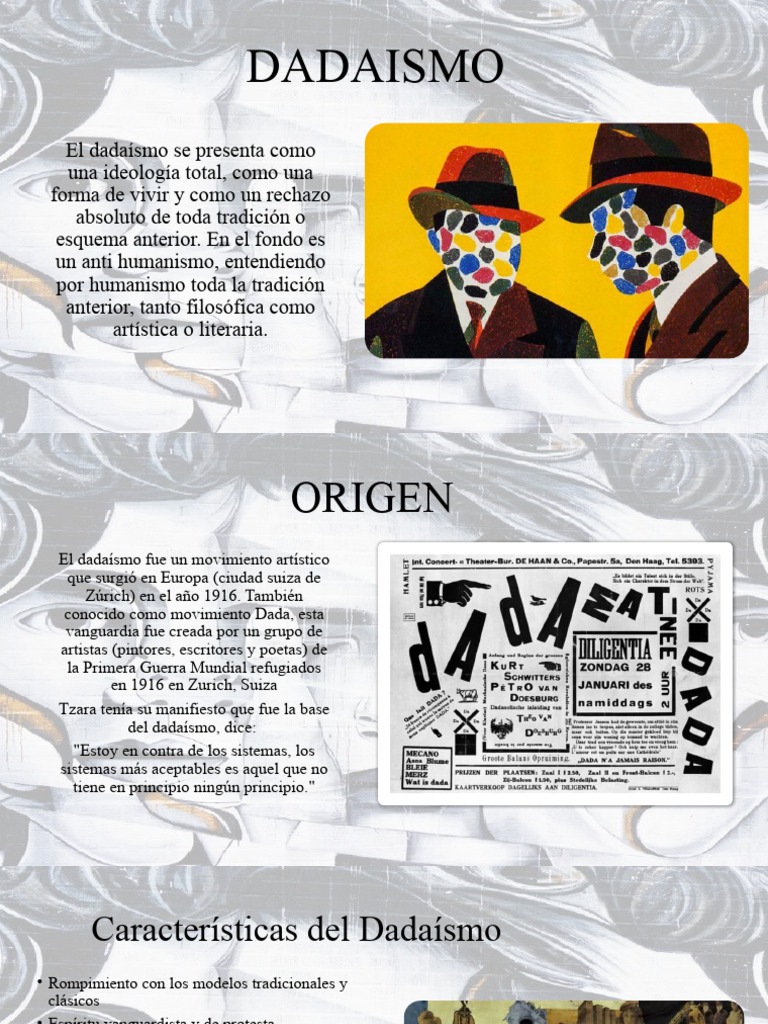 Orígenes y características del Dadaísmo | PDF | Modernidad | Arte Moderno