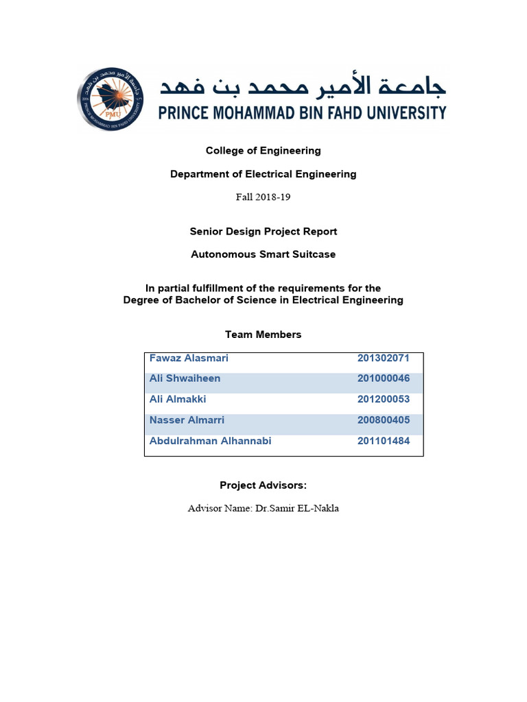 Smart Suitcase Mini Project | PDF | Computing | Computer Engineering
