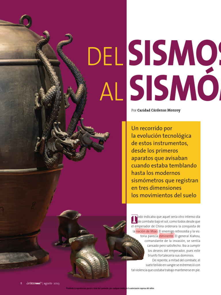 Evolución del sismógrafo en la historia | PDF | Temblores | Péndulo