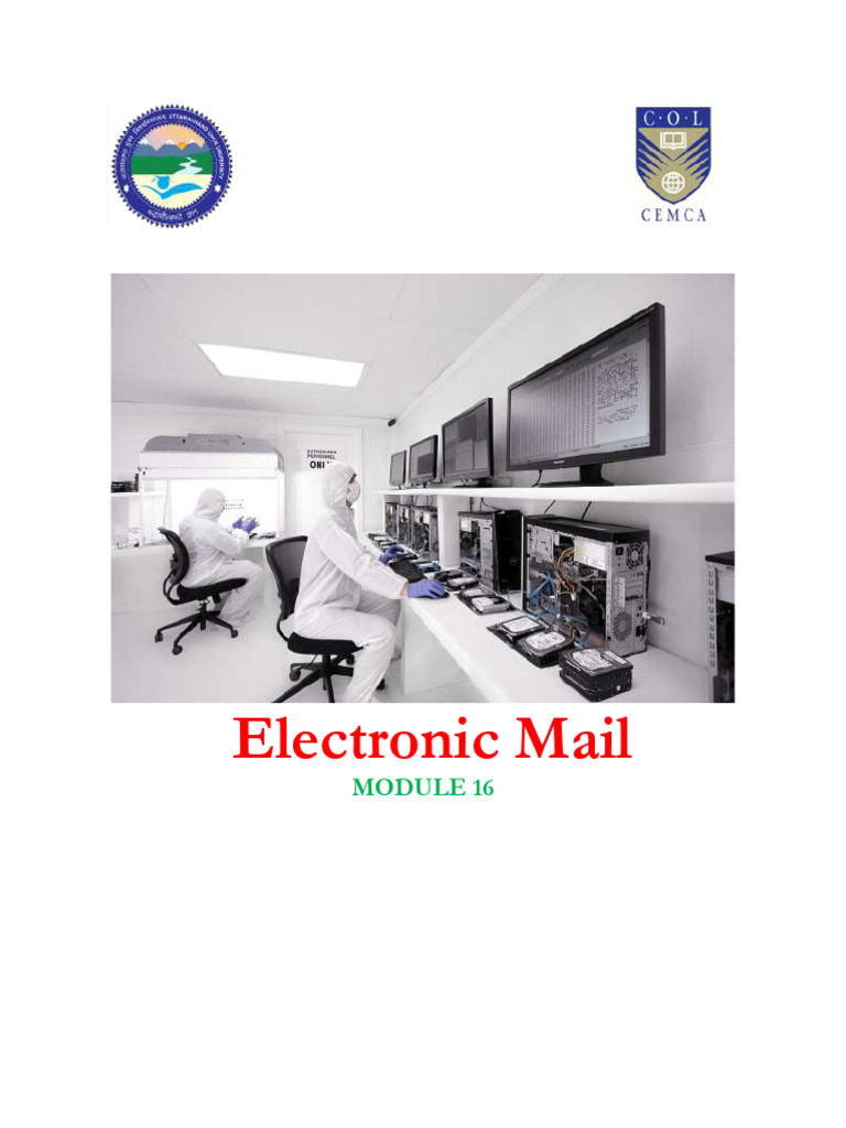 Module 016 Electronics Mail | PDF | Phishing | Wide Area Network