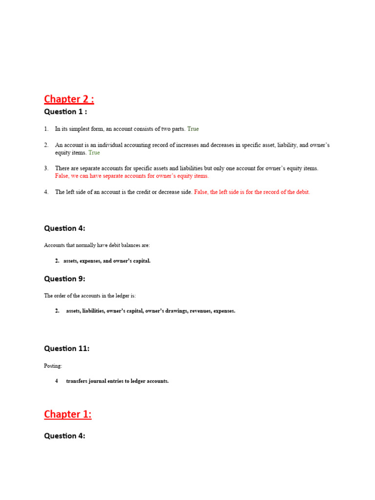 Acc Chapter 2 | PDF | Debits And Credits | Equity (Finance)