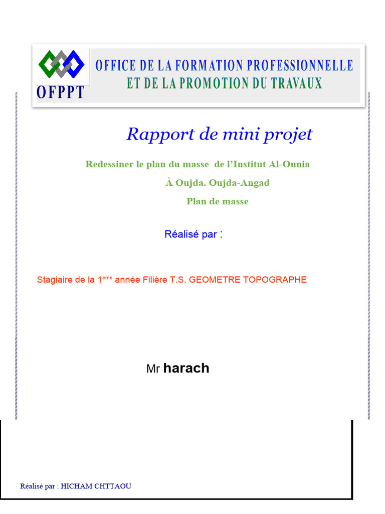 Rabor de Stage | PDF | Topographie