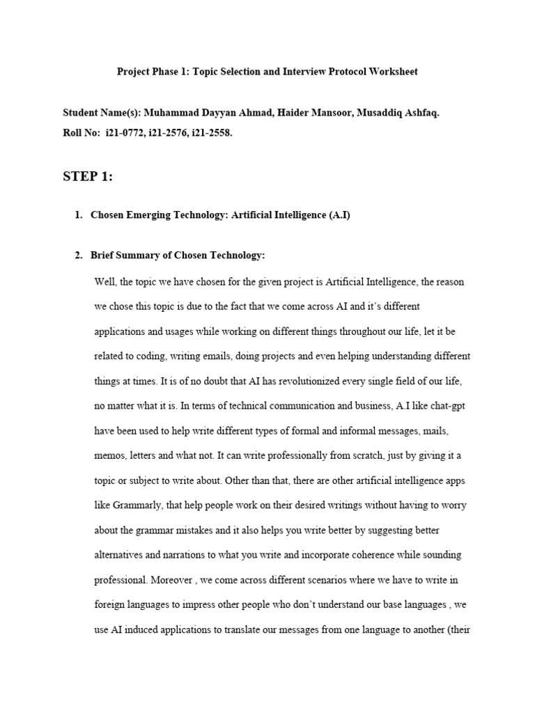 Project Phase1 | PDF | Career & Growth | Computers