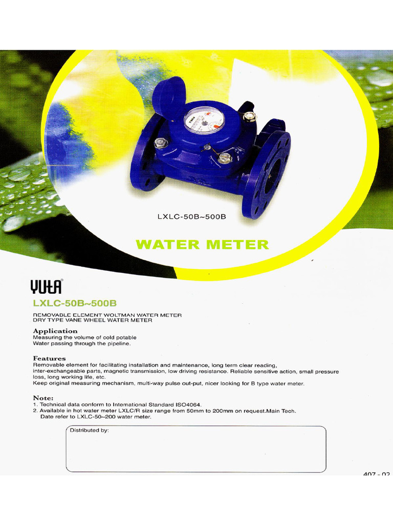 Yuta Water Meter | PDF