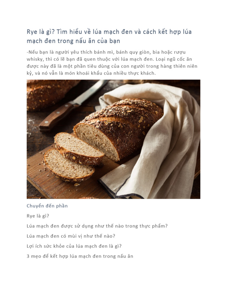 Rye Là Gì | PDF