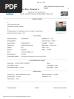 VBU Exam Form 2024 Submission | PDF