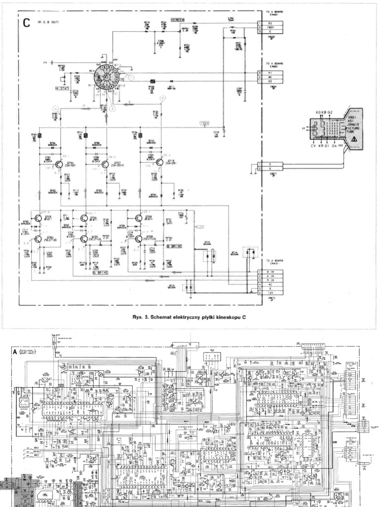 Sony kvm2100k Chassis Be2a SCH | PDF