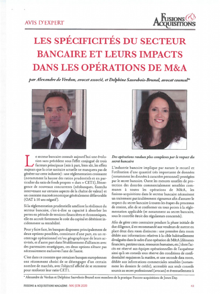 Fusions - Acquisitions Article | PDF