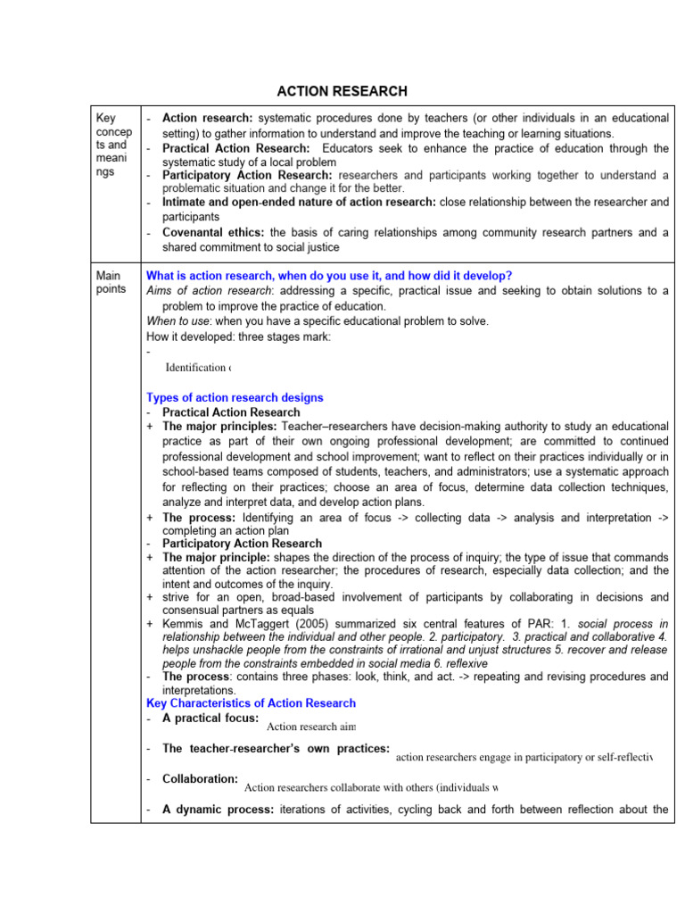 Action Research | PDF | Art