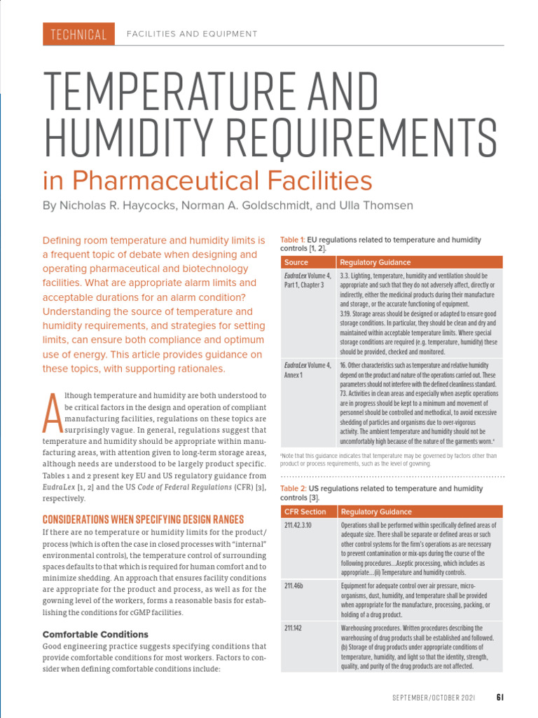 Temp & Humidity | PDF | Humidity | Mold