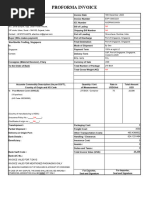 Proforma Invoice | PDF | Dubai | United Arab Emirates