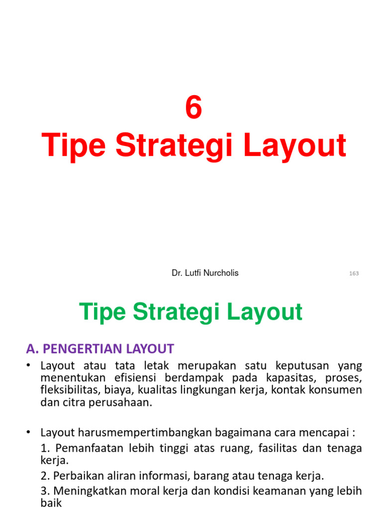7 Strategi Layout | PDF