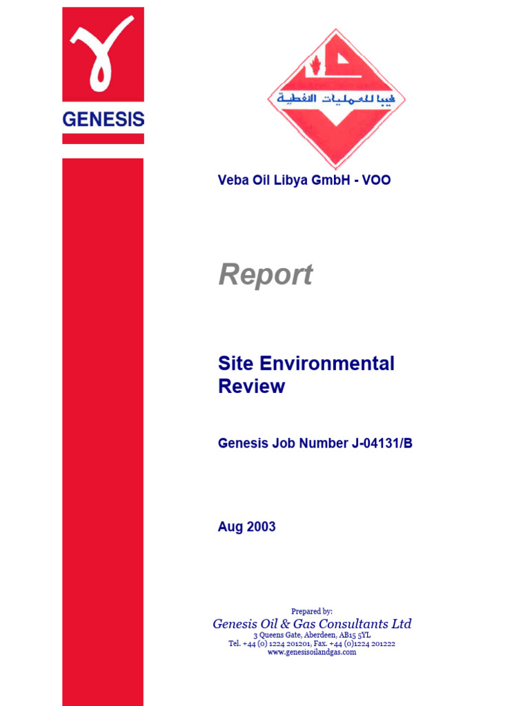 Environmental Review | PDF | Groundwater | Pollution
