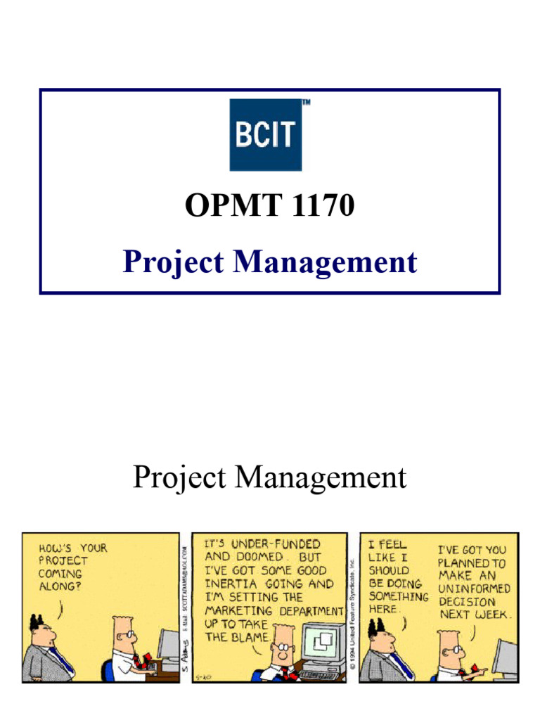 OPMT 1170 WK 1 Introduction and Competitive Advantage r3 | PDF | Project Management | Goal