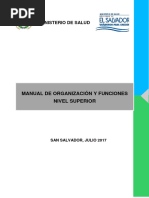 Manual de Organizaciones y Funciones de Las Regiones Sanitarias SESAL ...