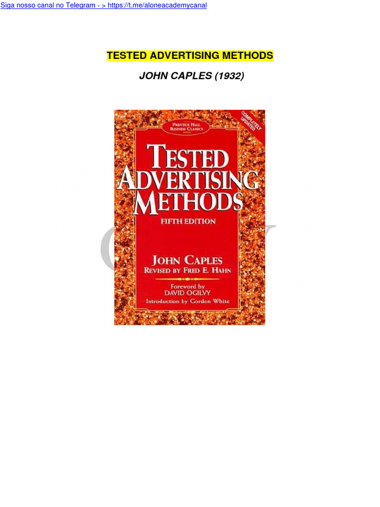3 - John Caples | PDF | Publicidade | Marketing