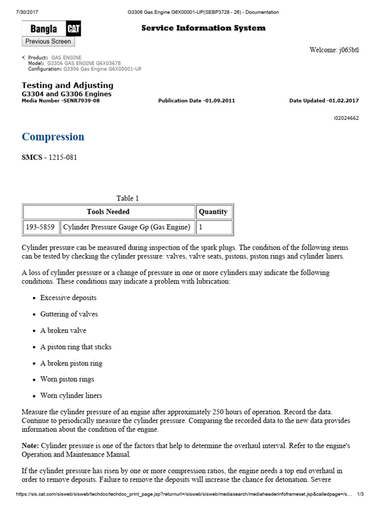 Compression | PDF | Cylinder (Engine) | Pressure