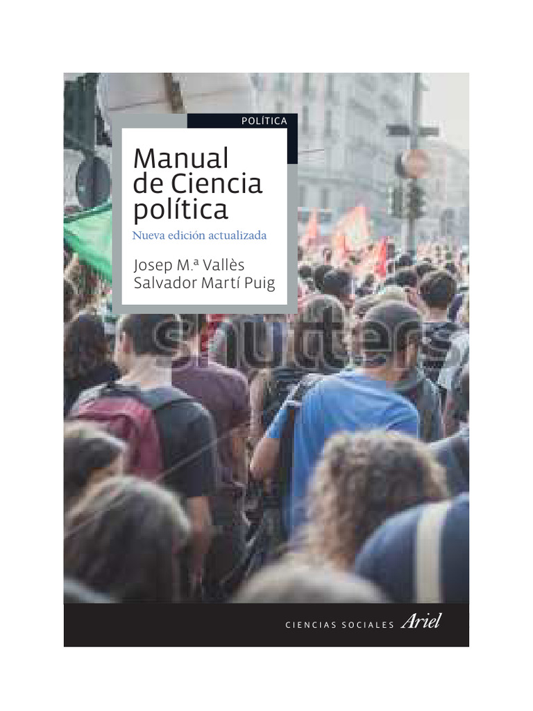 Ciencia Politica Un Manual 9a Ed JM Vall | PDF