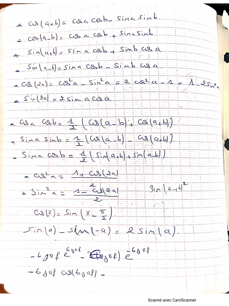 Trigonométrie Règles | PDF