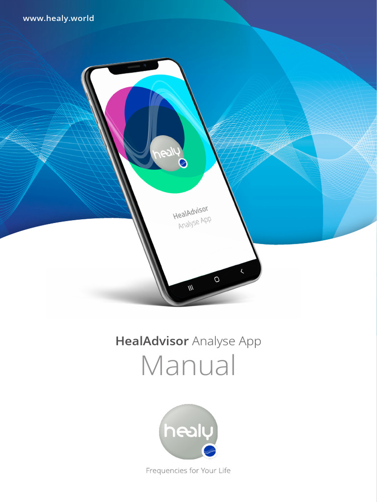Healy World Manual HealAdvisor Analyse App en EU US | PDF | Mobile App | Aura (Paranormal)