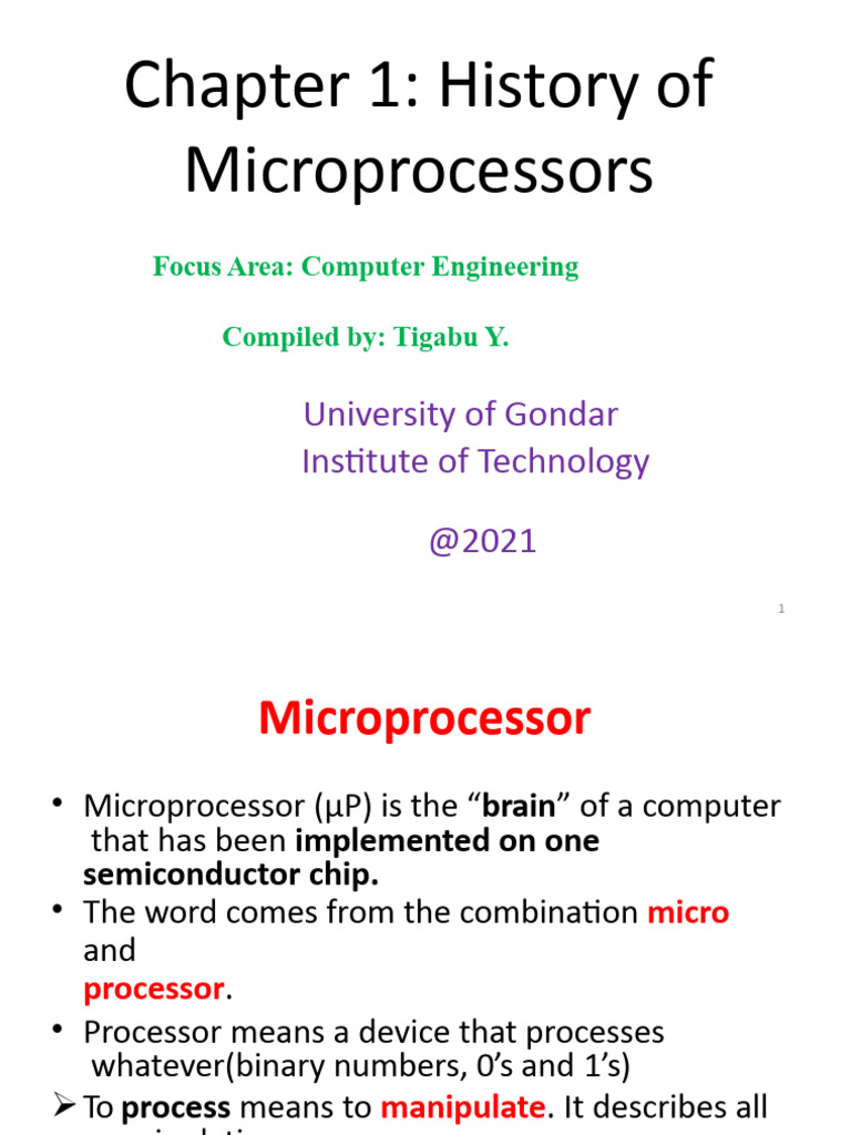 Microprocessor Chapter 2 Edited | PDF