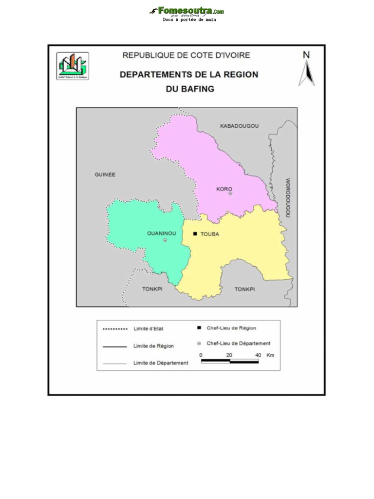 Carte de La Region Du Bafing | PDF