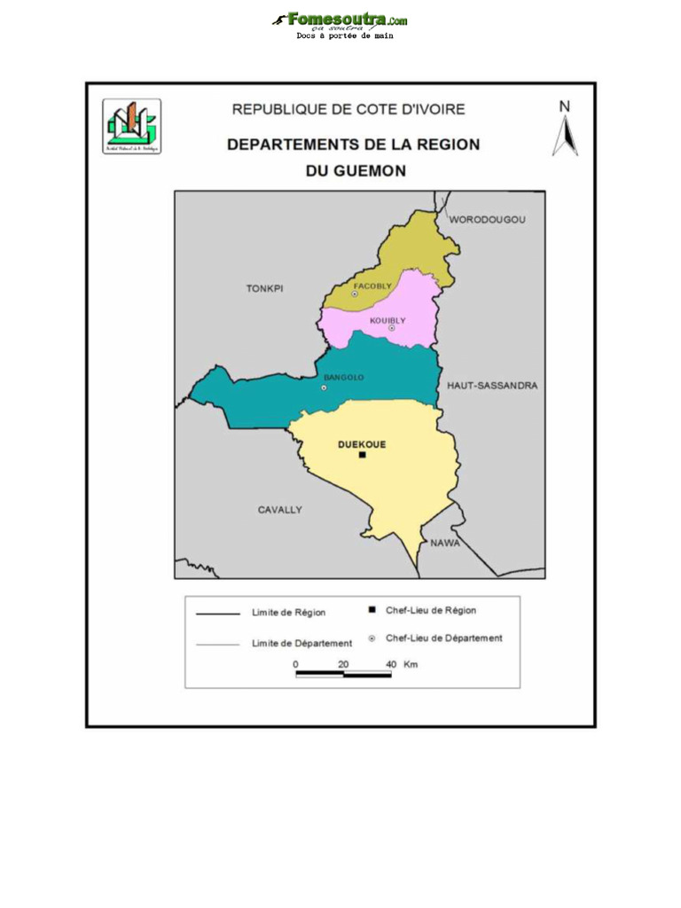 Carte de La Region Du Guemon | PDF