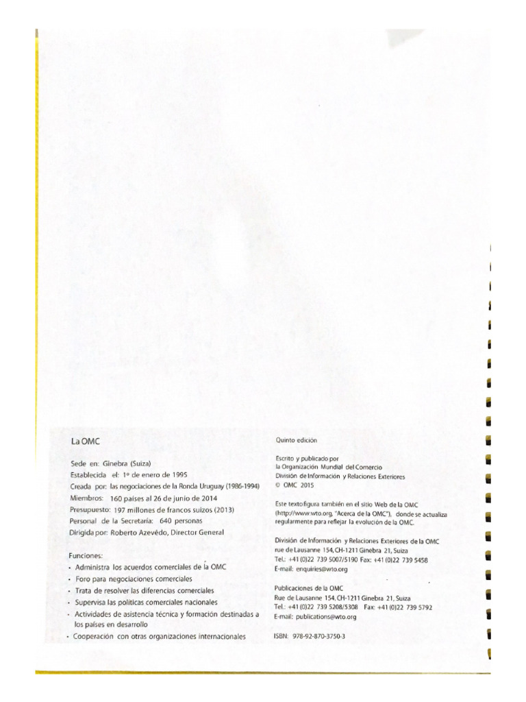 Entender La Omc | PDF