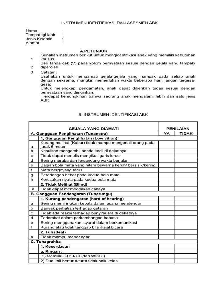 Asesmen | PDF | Pengembangan Diri | Kesehatan Holistik