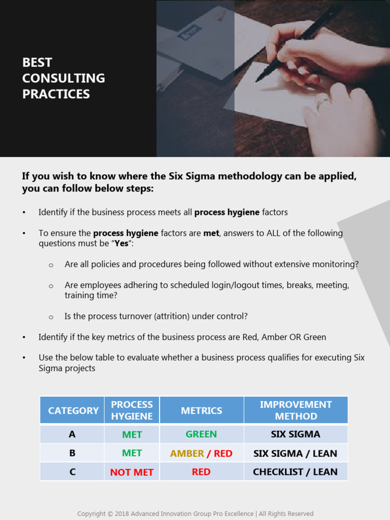 Six Sigma Yellow Belt | PDF | Six Sigma | Accuracy And Precision