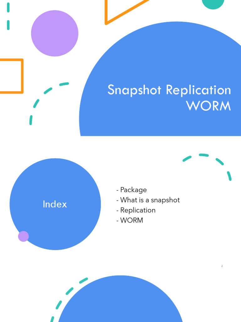 Synology Snapshot Replication & WORM | PDF