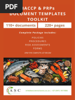 Haccp Forms 1-10 | PDF | Hazards | Hazard Analysis And Critical Control ...