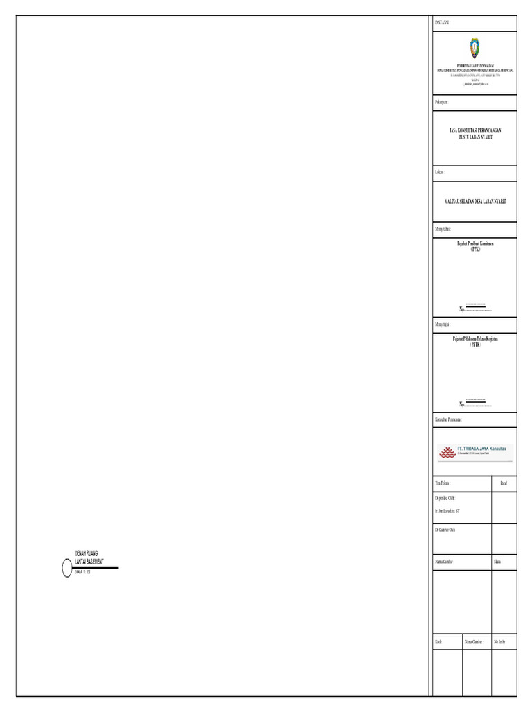 DENAH RUANG PUSTU LABAN NYARIT-Model | PDF