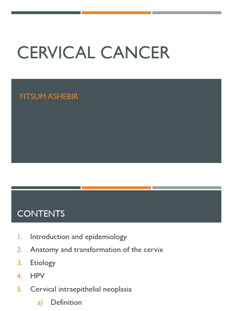 1- Cervical Cancer | PDF | Cervical Cancer | Clinical Medicine