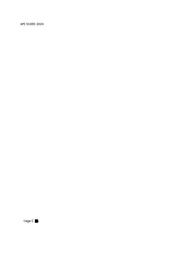 Api 510 2024 | PDF