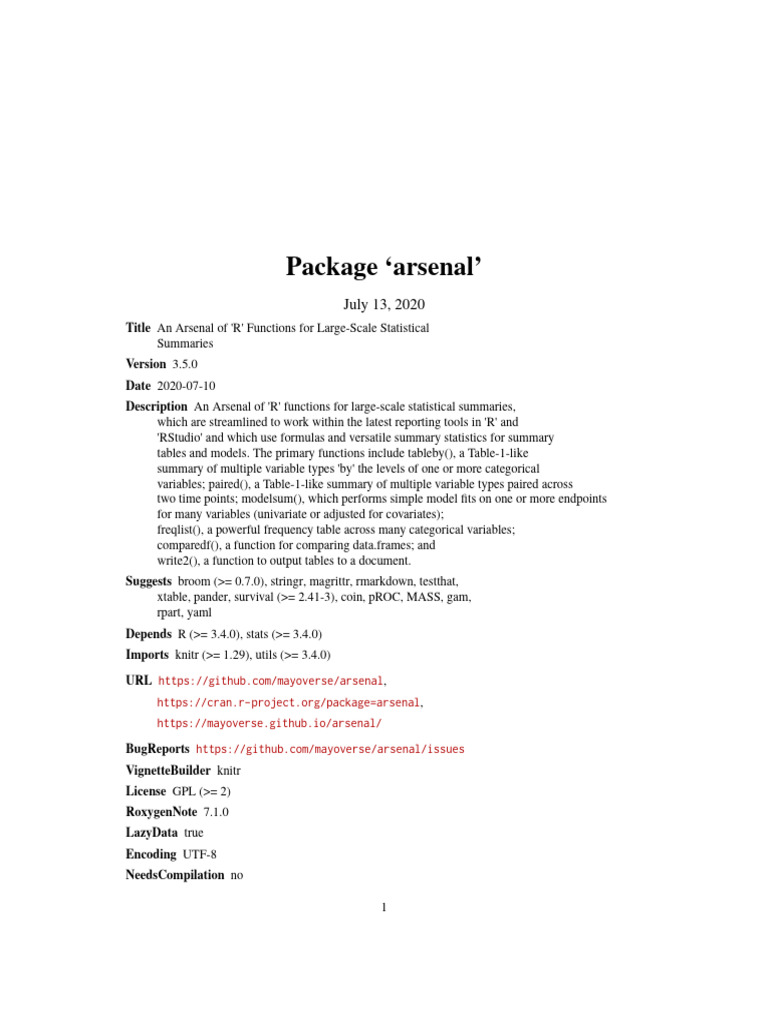 Arsenal | PDF | Dependent And Independent Variables | Statistics
