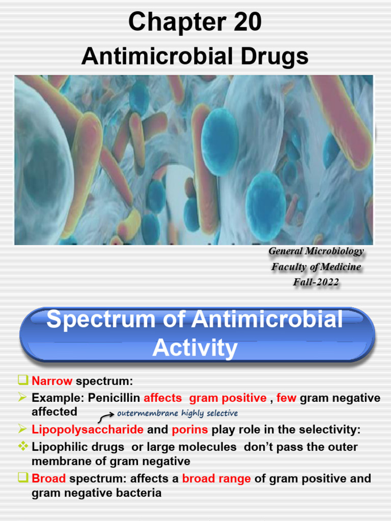 Anti Microbial Drugs | Download Free PDF | Microbiology | Biology