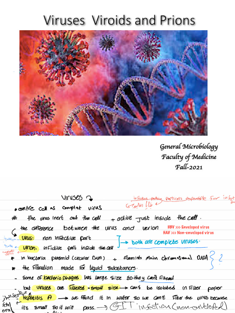 Viruses, Veroids and Prions | PDF