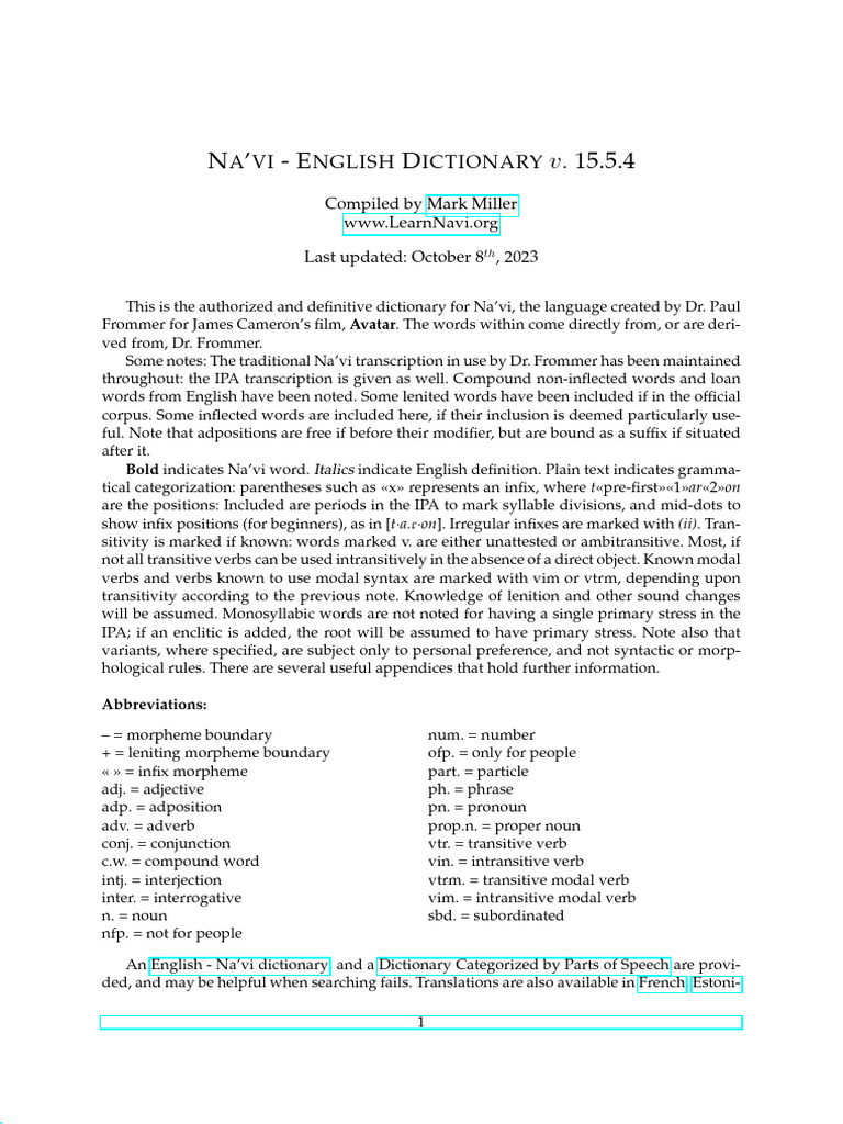 NaviDictionary | PDF | Semantic Units | Syntax