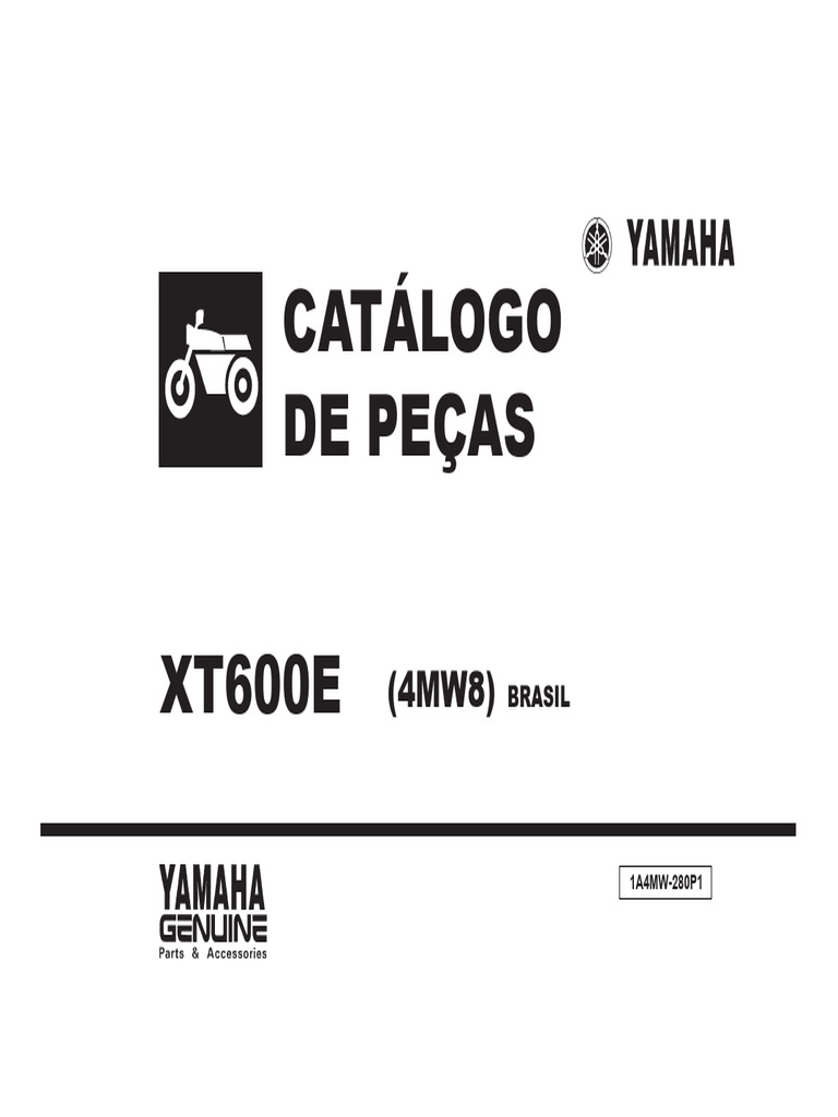 Catálogo de Peças XT600E 2002 Yamaha | PDF | Pistão | Motores