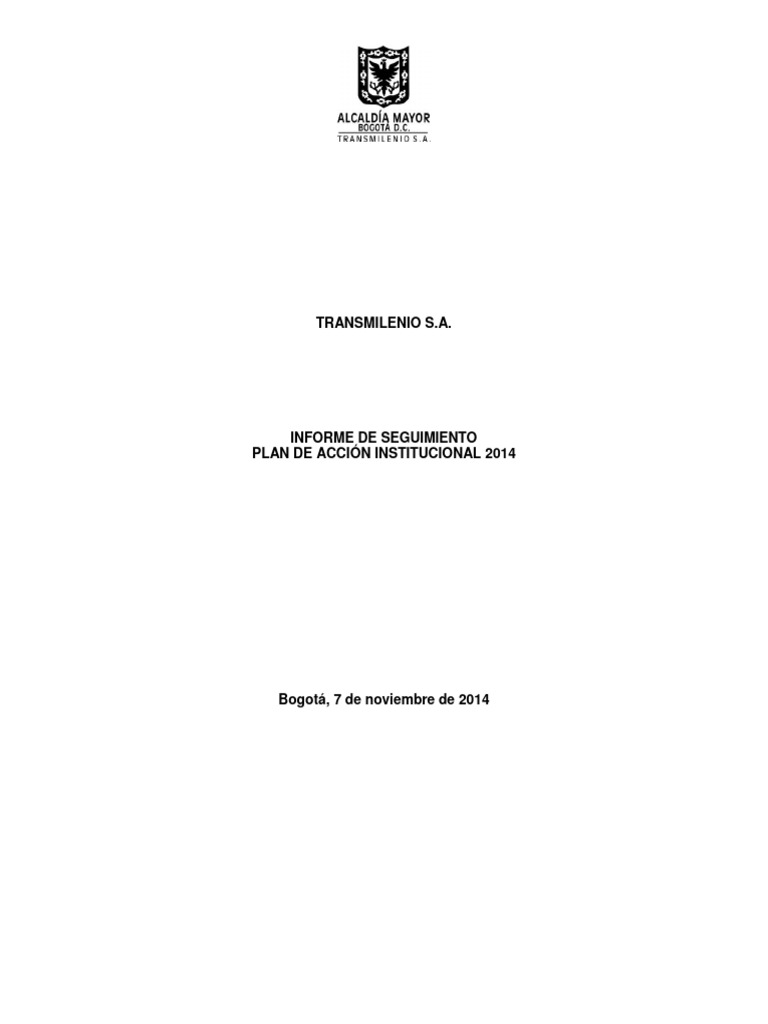 Anexo Ndeg 2 - Seguimiento Al Plan de Accion Institucional | PDF ...