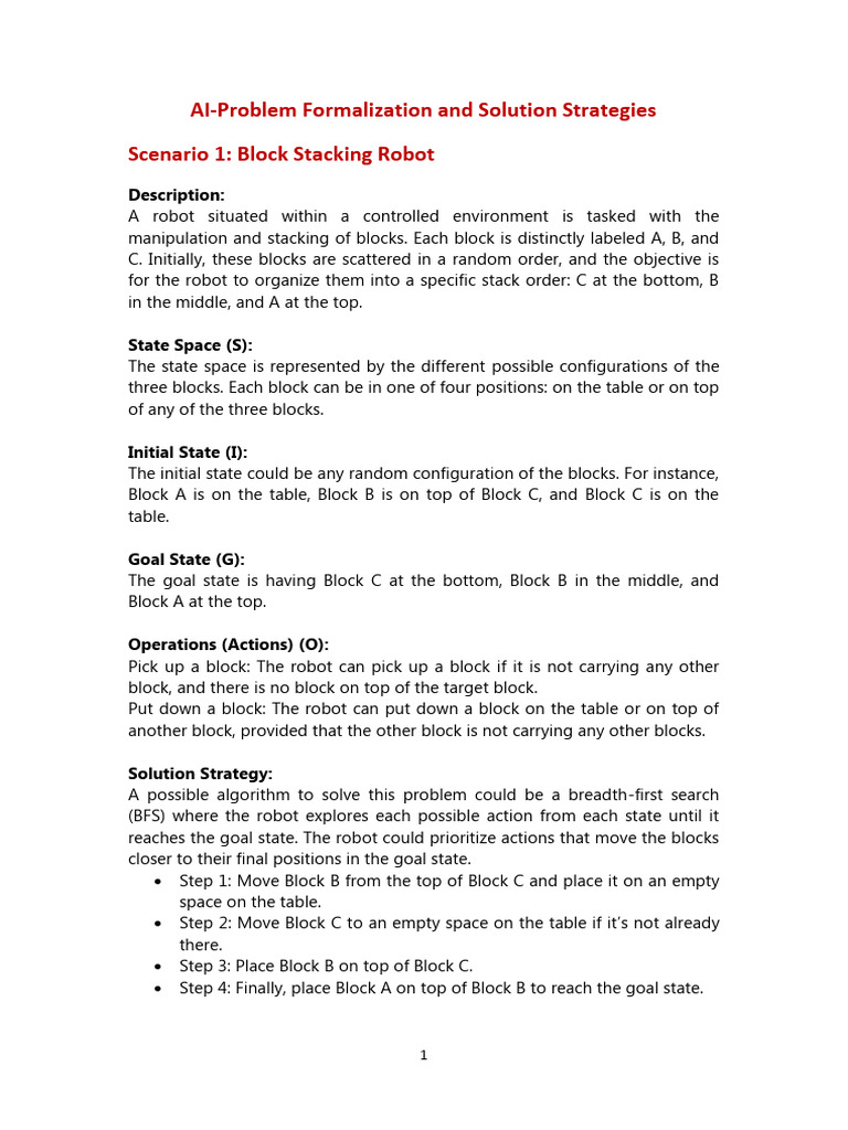 AI Problem Solving Examples | PDF | Machine Learning | Artificial ...