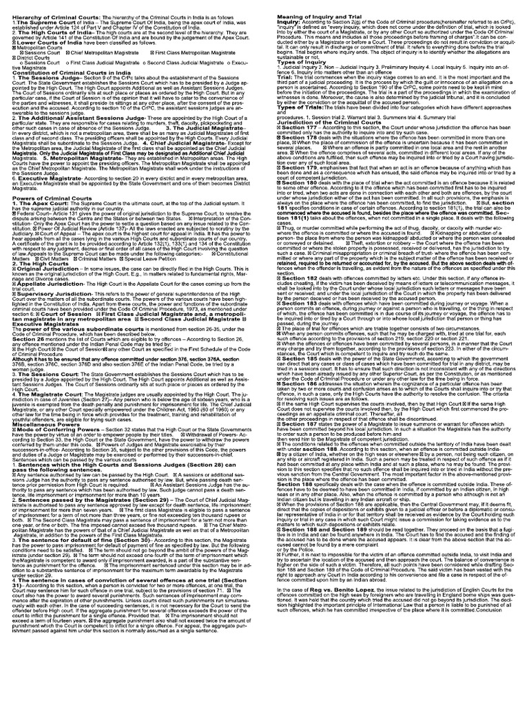 CRPC Exam Notes | PDF