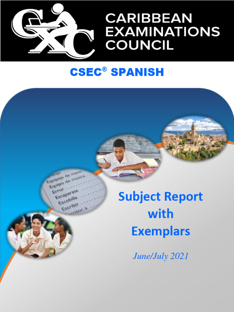 CSEC Spanish MayJun 2021 With Exemplars | PDF