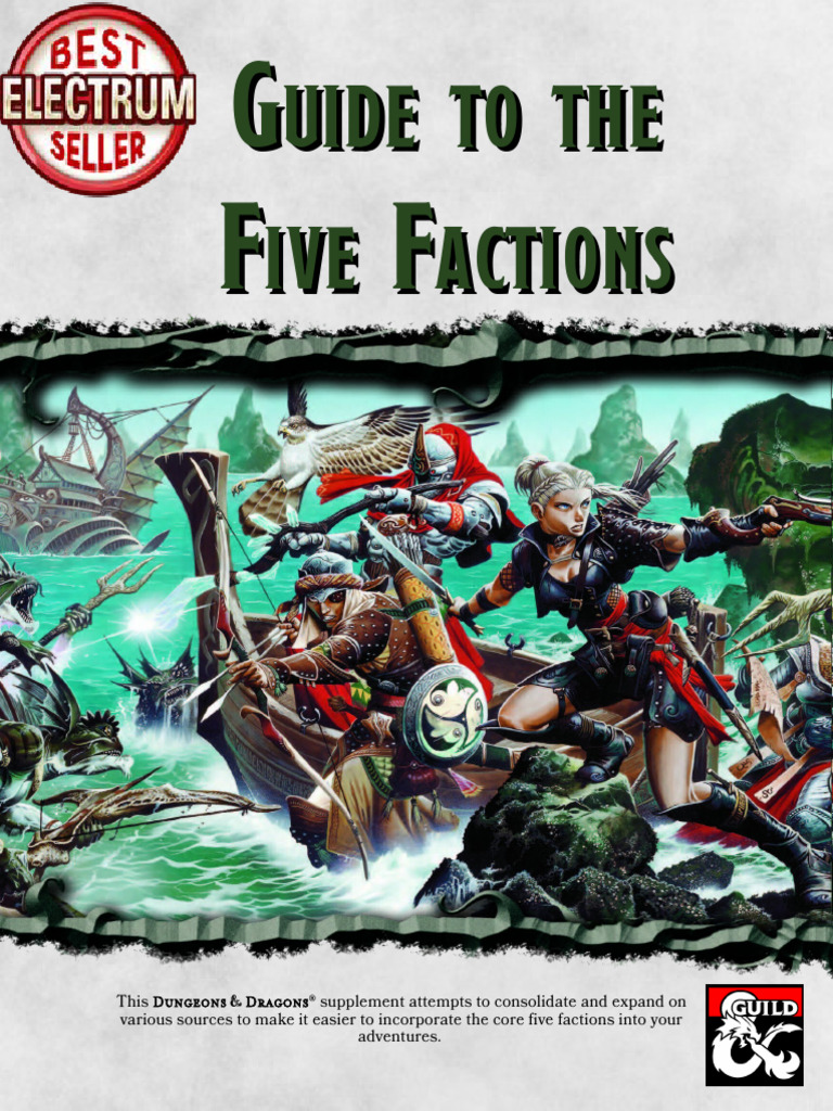Guide To The Five Factions | PDF | Dungeons & Dragons | Wizards Of The ...