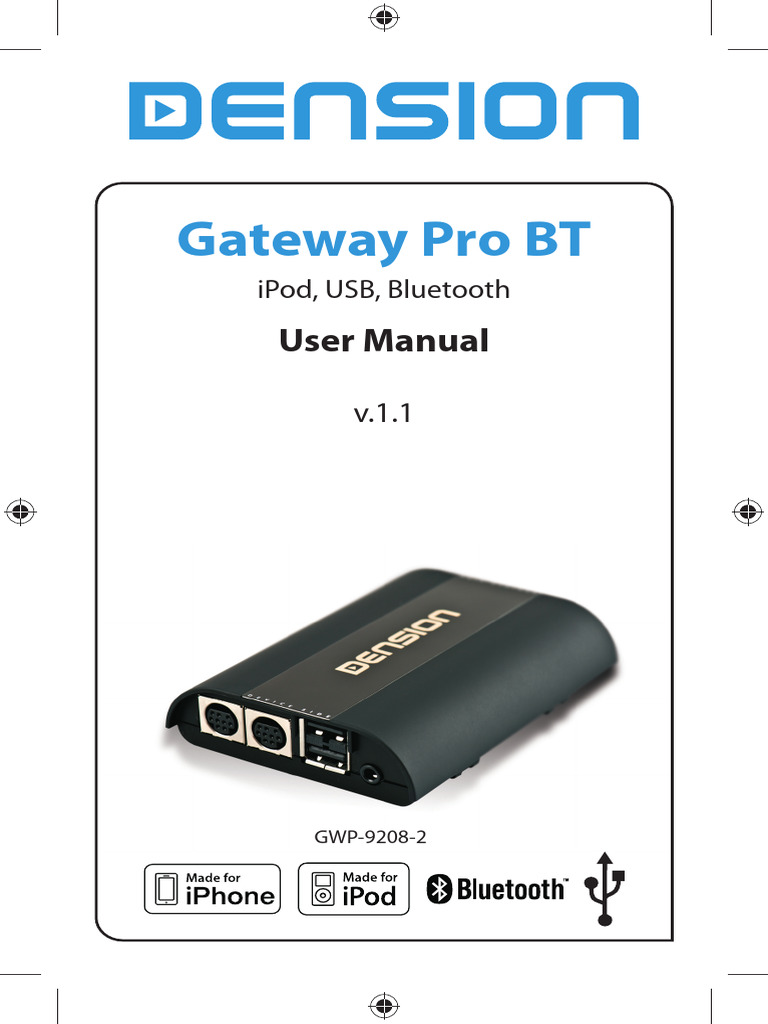 Gateway Pro BT - User Manual | PDF
